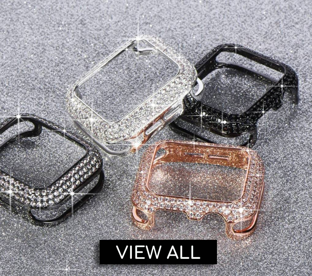 Bling Out Your Watch: Rhinestone Covers For Your iWatch.